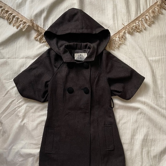 BB Dakota | Jackets & Coats | Vintage Bb Dakota Hooded Coat | Poshmark